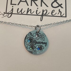 Periodic Table Element Necklace Hand Stamped Jewelry | Etsy