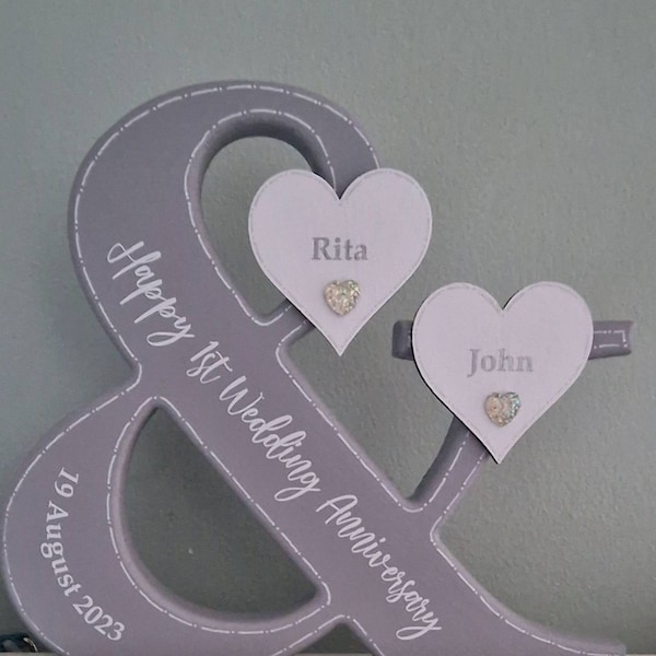 20 Years Together Sign, 20th Anniversary Gift for Parents Anniversary ...