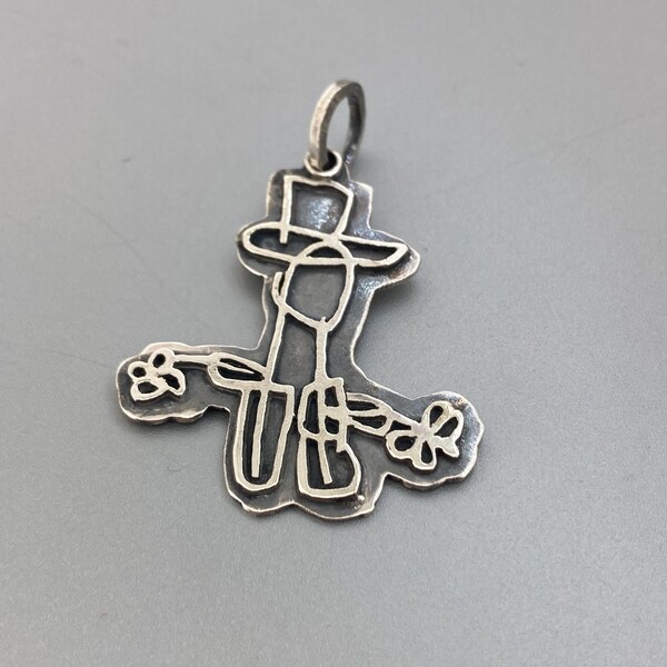 Childrens Drawing - Charm Made by Your Childrens Drawing - Child ...