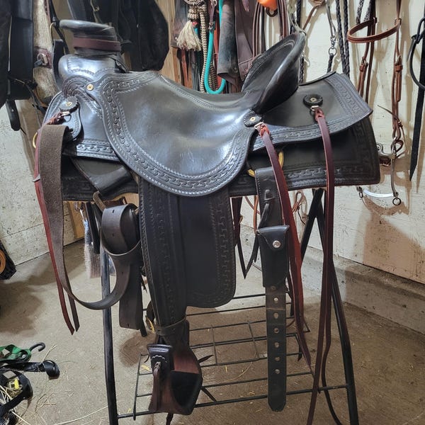 Single Pommel Saddle Bag for a Western Saddle - Horn Bag - Fork Bag - Etsy