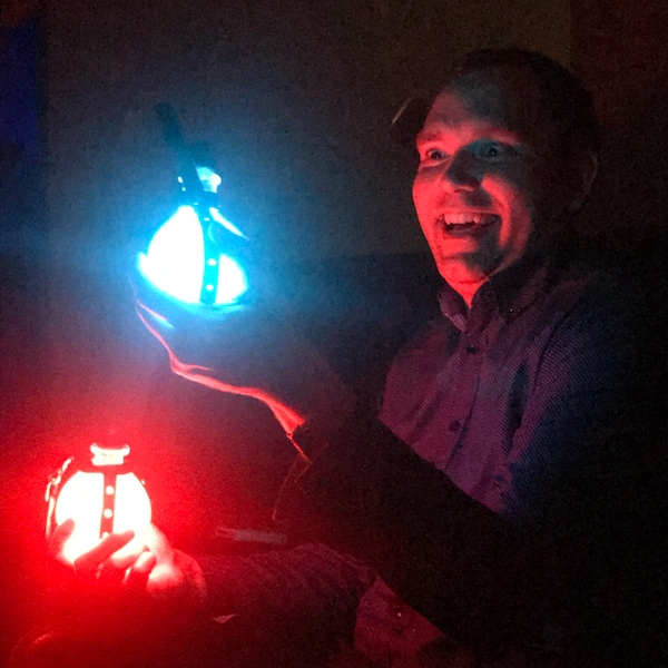 Glowing Light Elixir in Medium Potion Bottle With Leather Holster, USB Rechargeable - Etsy