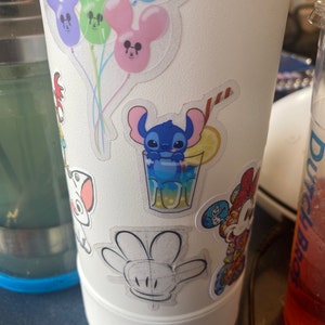 Stitch Lemonade Transparent Disney Laptop Stickers/ Tropical Lilo Ohana ...