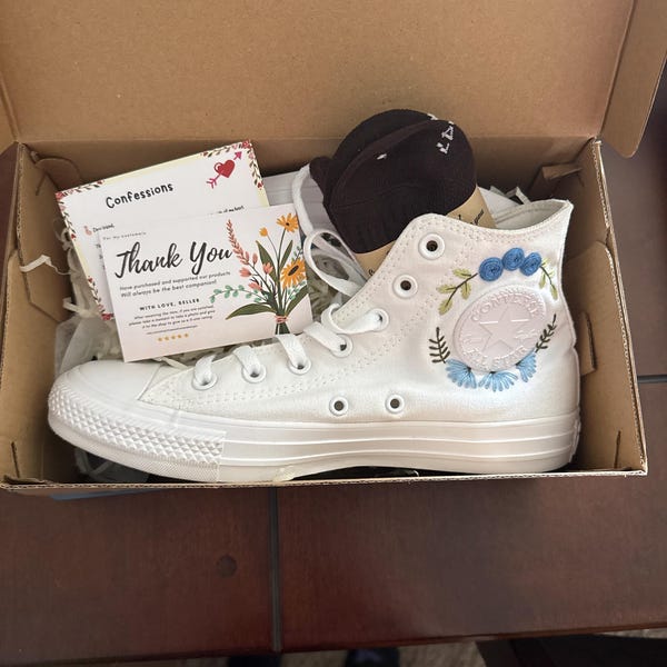 Embroidered Converse/ Converse Custom Constellation Embroidery ...