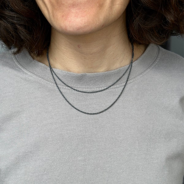 Isla Double Ring, Sterling Silver Ring, Layering Ring, Double Band Ring, Double Layer Ring ...