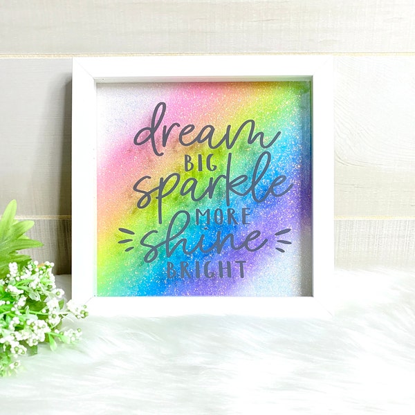 Dream Big, Sparkle More, Shine Bright Svg, Vector File, Svg, Quote SVG ...