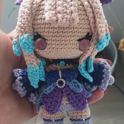 Crochet PDF Pattern: zhongli Chibi Amigurumi - Etsy