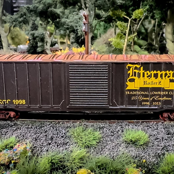 Custom Printed Model Train Box Car, HO Scale Box Car, Personalized Box ...