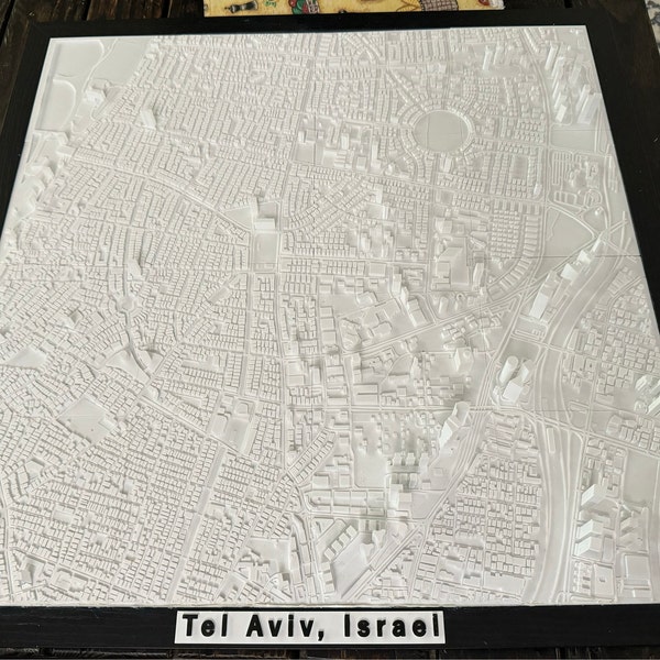 3D Detroit | Digital Files | 3D STL File | Detroit 3D Map | 3D City Art ...
