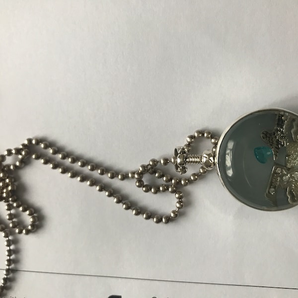 Big Deep Locket for Crystals or Pills, Floating Locket for Gems and ...