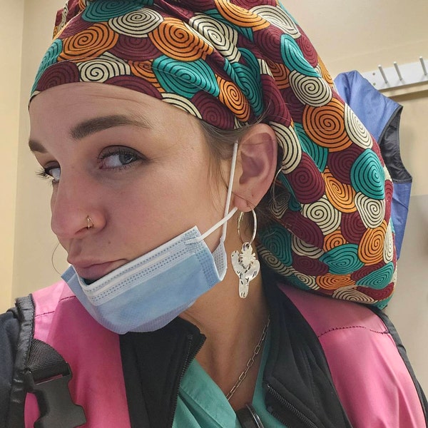 Adjustable Dread Locs and Long Braids HAT Cap, Ankara Pony Style ...