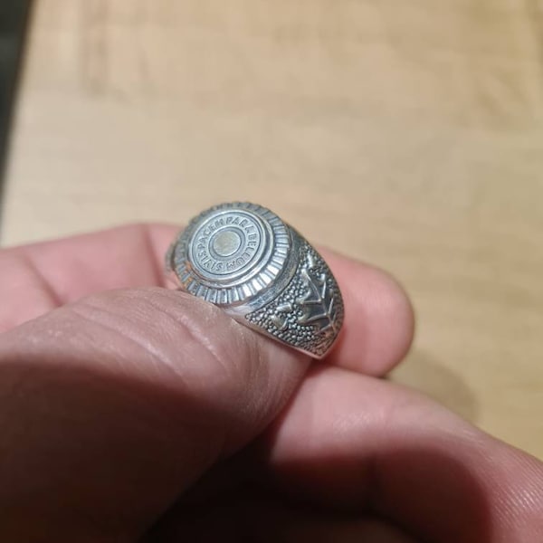 Si Vis Pacem Para Bellum Bullet Men Silver Ring - Etsy