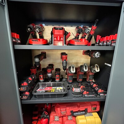 10 Pack Milwaukee M18 Tool Holder / Hanger / Wall Mounts HEAVY DUTY Not ...