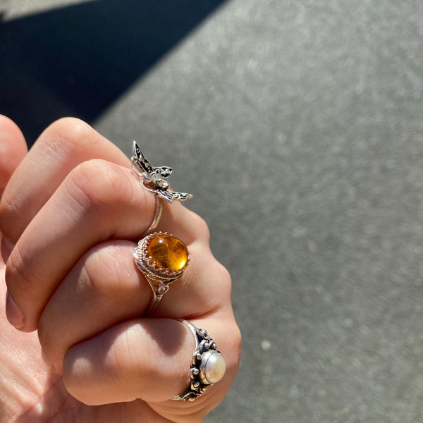 Vintage Buler Green Dial Finger / Ring Watch 17 Jewels Swiss Manual ...