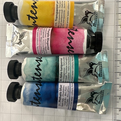 Renesans Intense Watercolor Paint Set of 8 15ml Tubes With Palette - Etsy