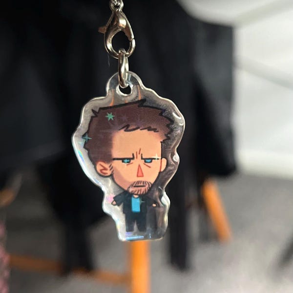 1.5 Inch House MD Glitter Acrylic Charm Keychains - Etsy