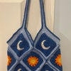 Sun and Moon Tote Bag Crochet PDF PATTERN - Intermediate (english) - Etsy
