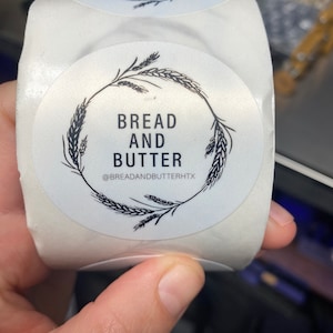 CUSTOM Stickers Roll, Custom Logo Stickers, Custom Label Roll ...