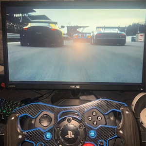 Aluminium and Alcantara F1 Open Wheel Mod for Thrustmaster T300 RS/RS ...