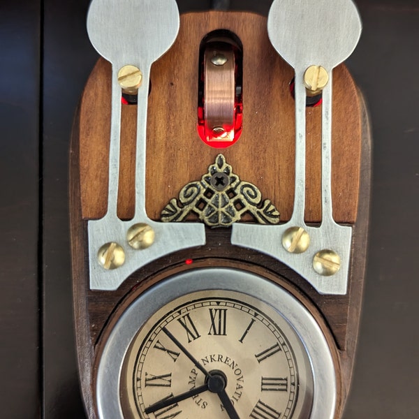 Set of Steampunk neo-victorian, Antique Look Mechanical Keyboard With ...