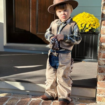 Infant/baby/toddler/child's Vest & Chaps Outfit - Etsy