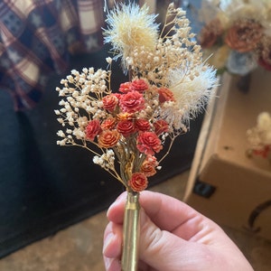 Single 9mm Bullet Flower Wedding Accessories Boutonniere Wedding ...