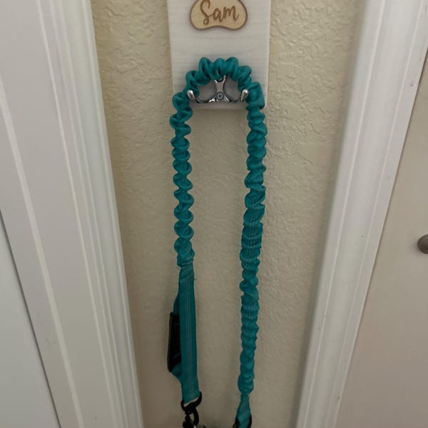 Personalised Dog Lead Holder, Wooden Dog Leash Hanger, Handmade Dog ...