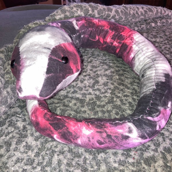 Sassy Serpent Snake Soft Toy Sewing Pattern and Tutorial Stuffed Animal ...