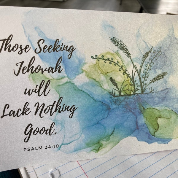 Printable Jehovah's Witness Friendship Gift Card| JW Card Download| 5x7 ...