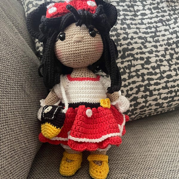 PDF English Tutorial,english,korean Pattern, Crochet Dollpattern, LILY ...