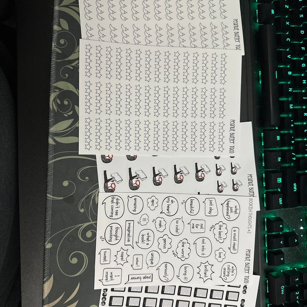 Star Rating Planner Stickers - Book Ratings Planner Stickers - Book ...