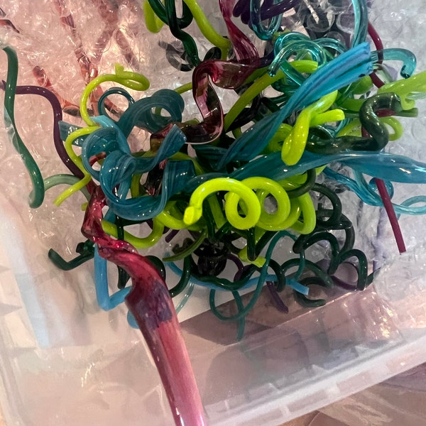 COE90 Pea Pod RIBBON Vitrigraph for Fused Glass Projects Sold as a 4oz ...