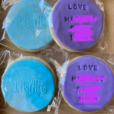 PYO Christmas Cookie Bag Topper, PYO Treat Bag Topper, PYO Instruction ...