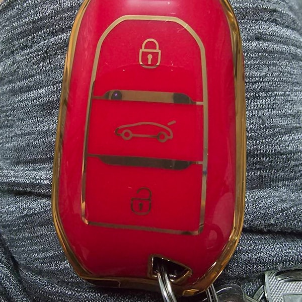Premium Key Cover for Volkswagen/ SEAT/ Scoda black Transporter Caddy ...