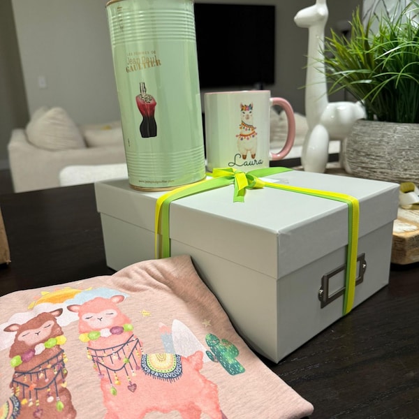 Birthday Gift, Llama Birthday Gift, Birthday Package, Happy Birthday - Etsy