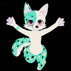 Protogen Furry Reference Sheet / Adoptable Base Kit - Etsy