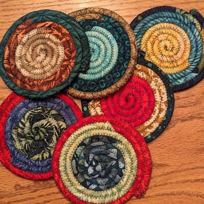 Custom Made Cotton Coasters - Etsy