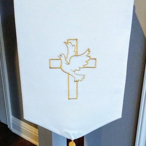 Cross Embroidery Design, Dove Embroidery Design, Church Embroidery ...