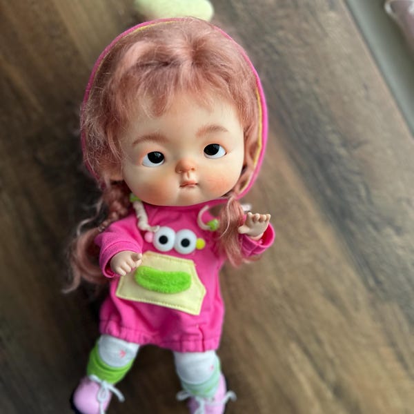 Sunnys Original Design .ob11 Doll . Obitsu11 Doll.head Wig Body Clothes ...