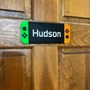 Personalized Gamer Name Sign for Door, Wall or Shelf 8in X 3in Custom ...