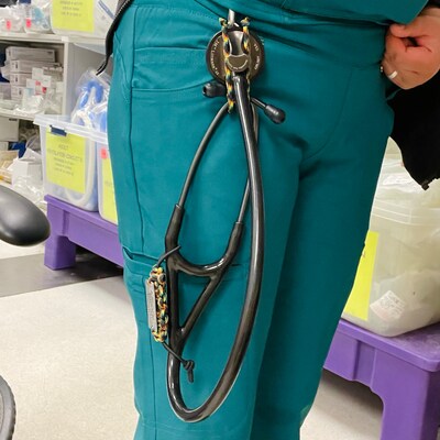 SMALL Japanese Fish Hook Stethoscope Holder - Etsy