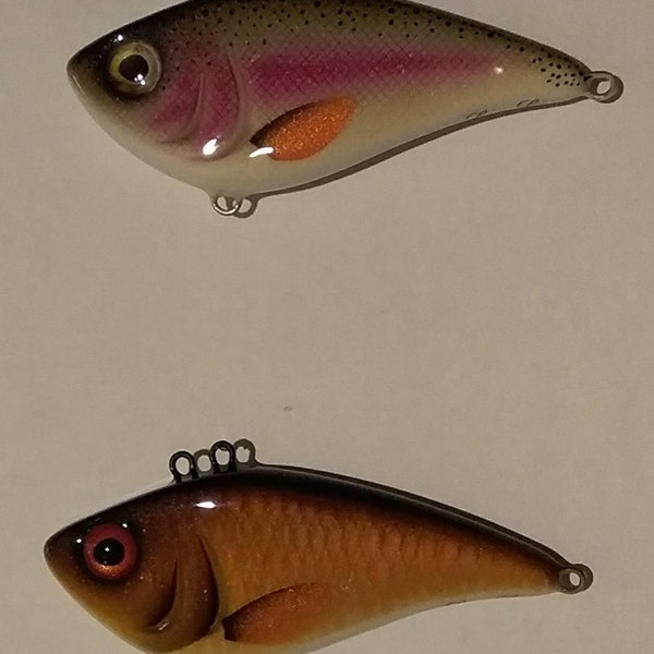 6-1/4" Wooden Lipless Fishing Lure for Musky and Pike - Etsy