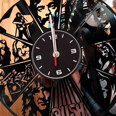 Police Car Vinyl Record Large Wall Clock Gift for Police Officer ...