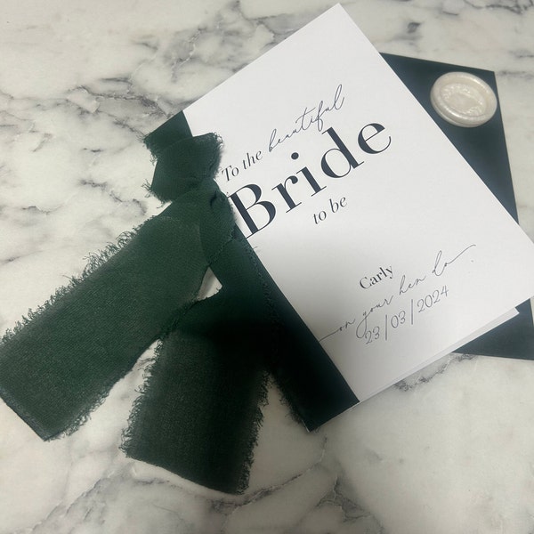 Personalised Bride to Be Card, Bride to Be Greeting Cards, Hen Do Card ...