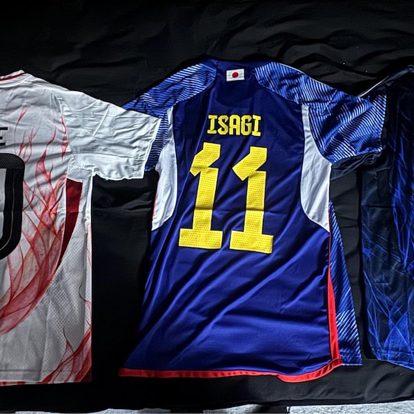 Blue Lock Japan U20 Football Jersey, Blue Lock Sae Itoshi Cosplay Shirt ...