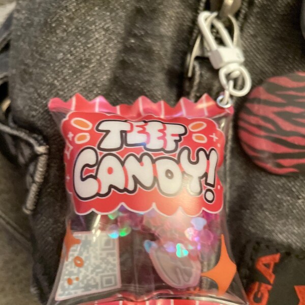 Puffy Teef Candy Keychain! - Etsy