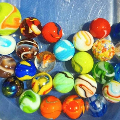 Instant Marble Collection Mega Marbles 25 DIFFERENT Mega Marbles 14mm ...