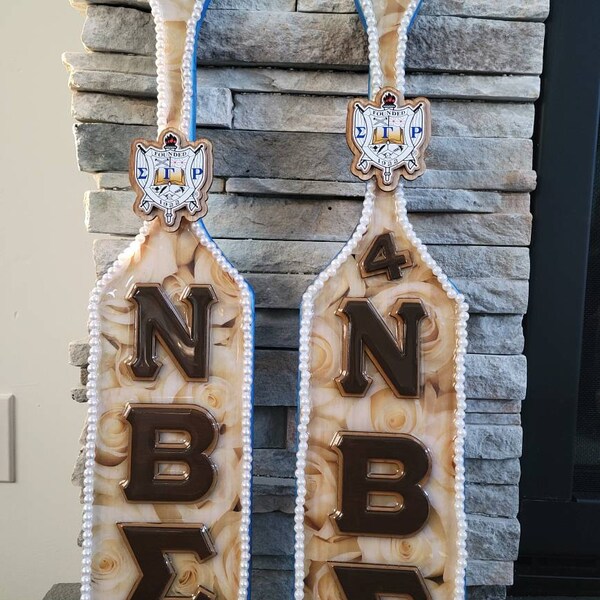 Double Stacked Wooden Greek Alphabet Letter | Word for Fraternity ...