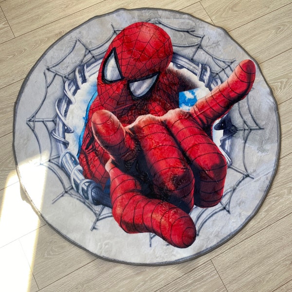 Black and Red Round Rug,modern Rug,for Living Room Rug,area Rug ...