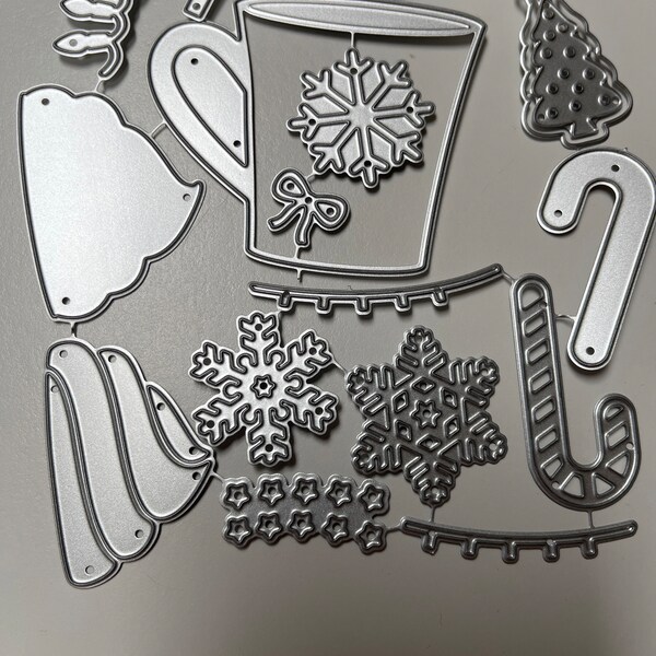 Coffee Mug Die,christmas Coffee Mug, Coffee Lover,cutting Dies ...