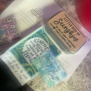 Little Box of Sunshine Positive Inspirational Encouragement Cards Small ...